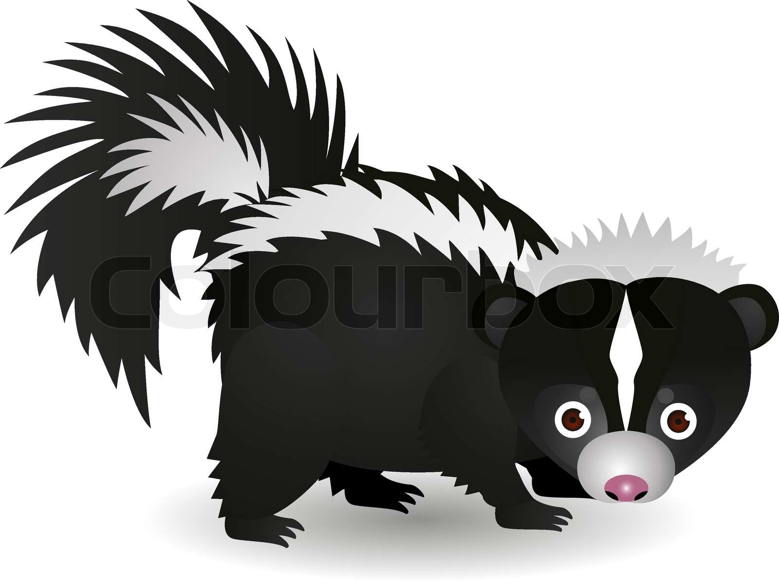 Cartoon Smelly Skunk