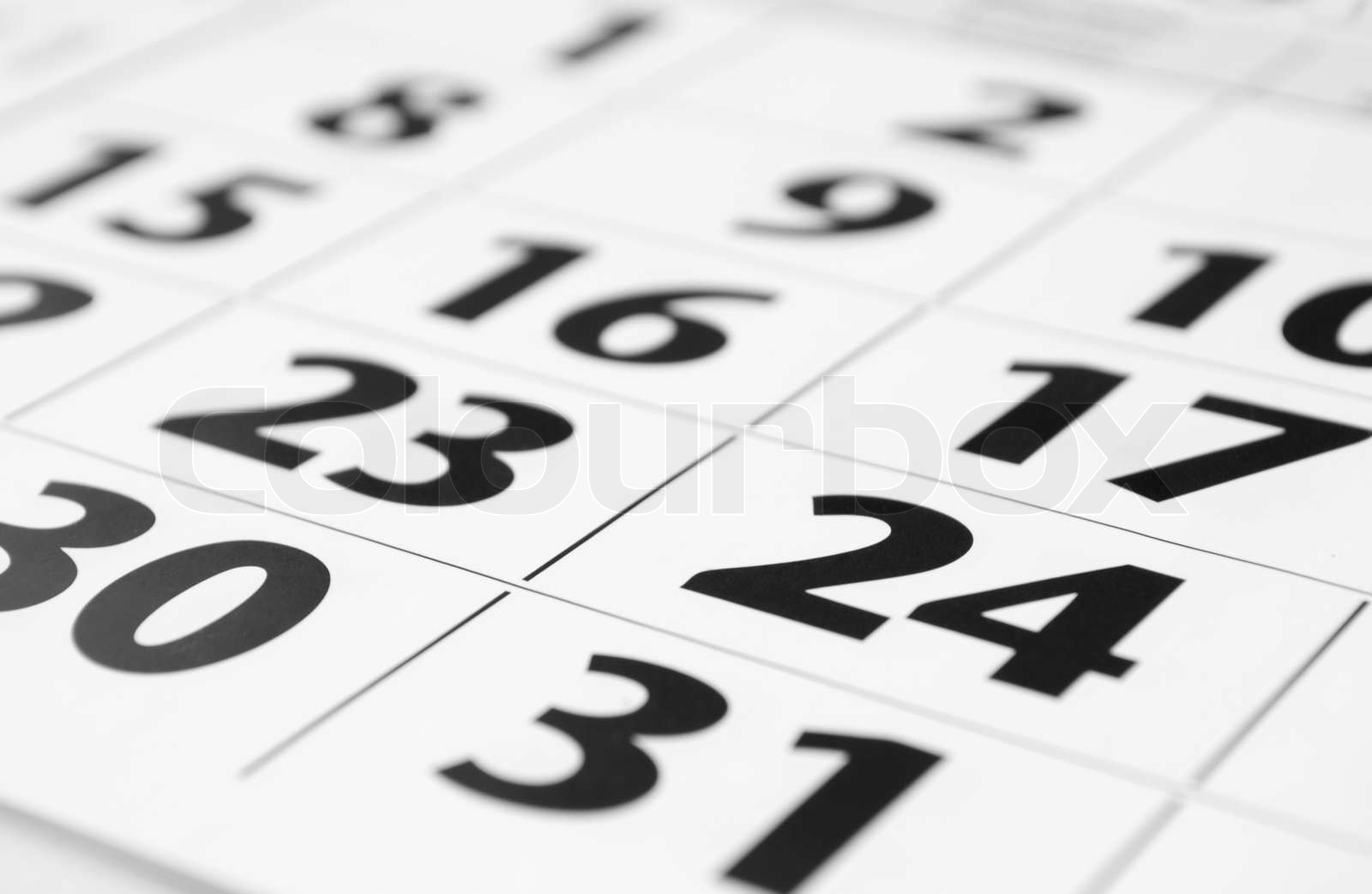 Kalender | Stock Bild | Colourbox