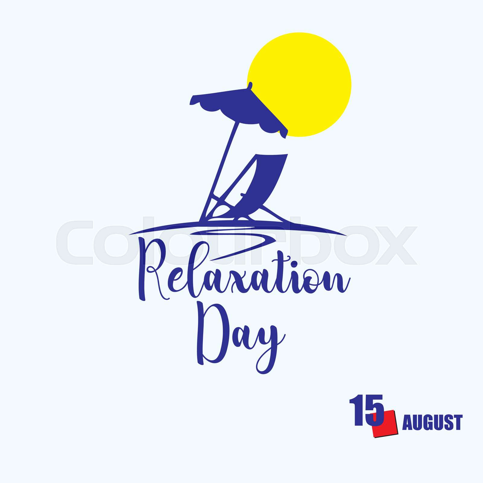 Happy Relaxation Day | Stock vector | Colourbox