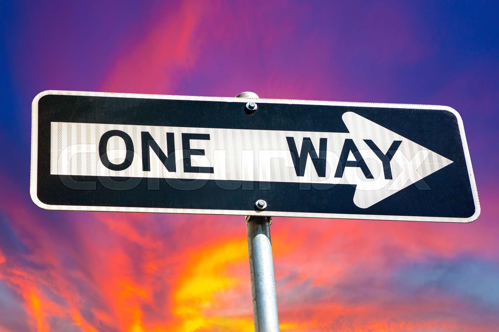 One Way Street Signs