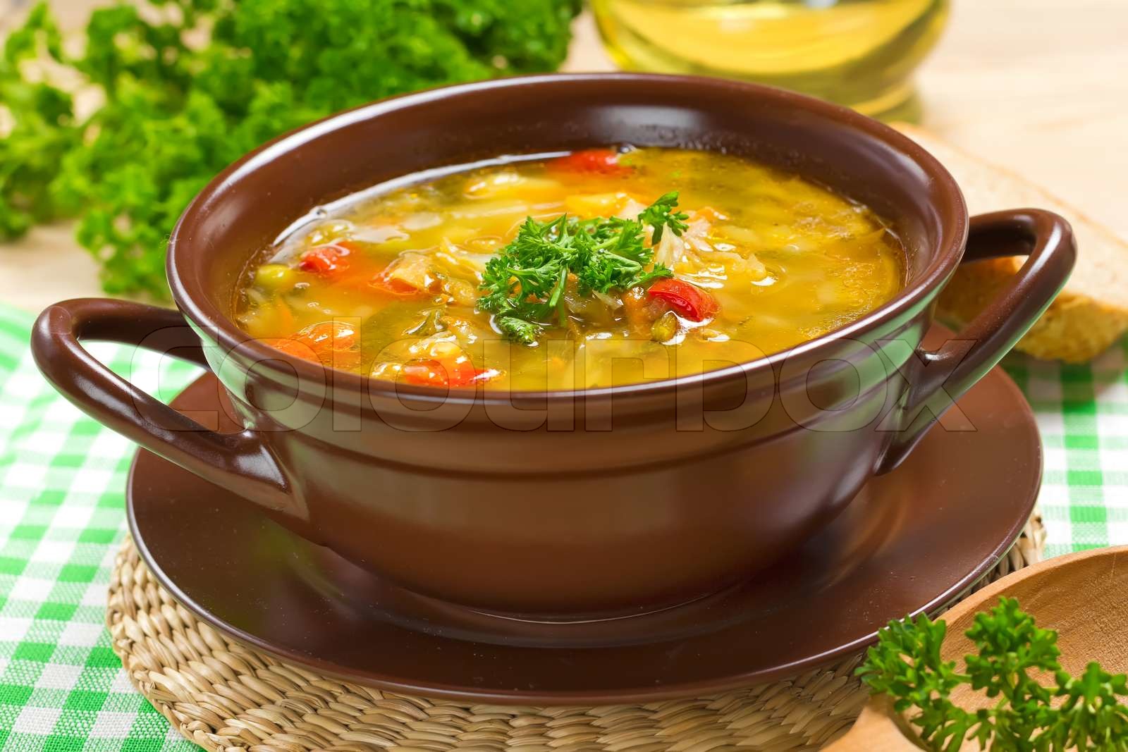 Suppe | Stock Bild | Colourbox