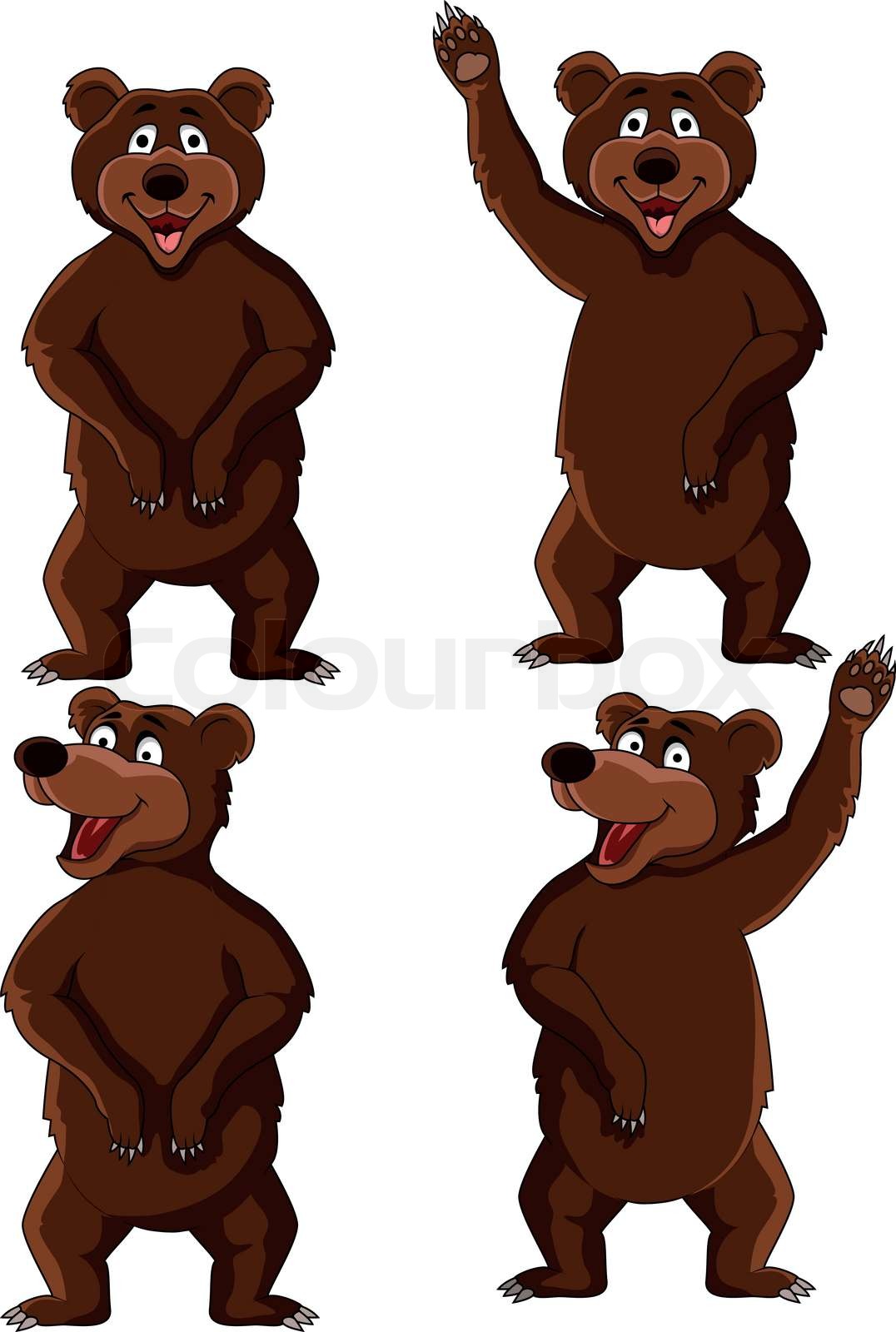 Bear cartoon | Stock vector | Colourbox