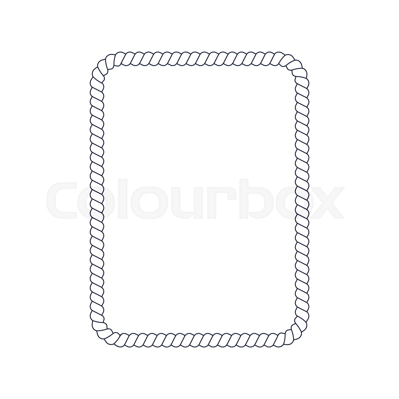 Rectangle Rope Border