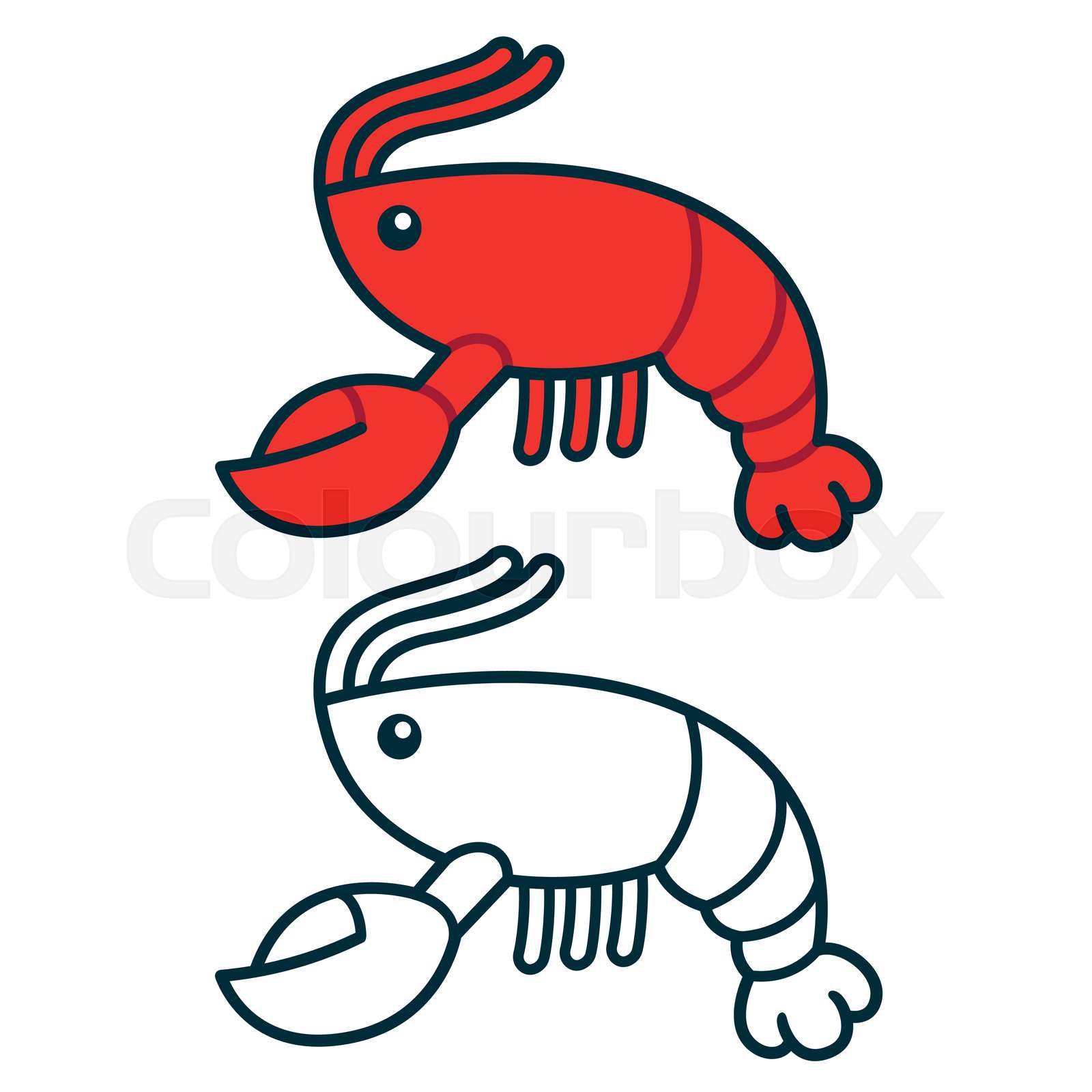 Dancing Crawfish Clip Art