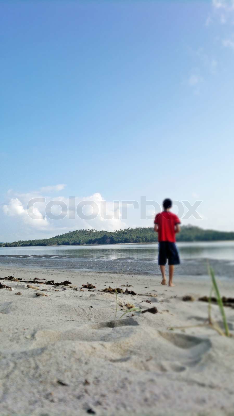 am Strand | Stock Bild | Colourbox