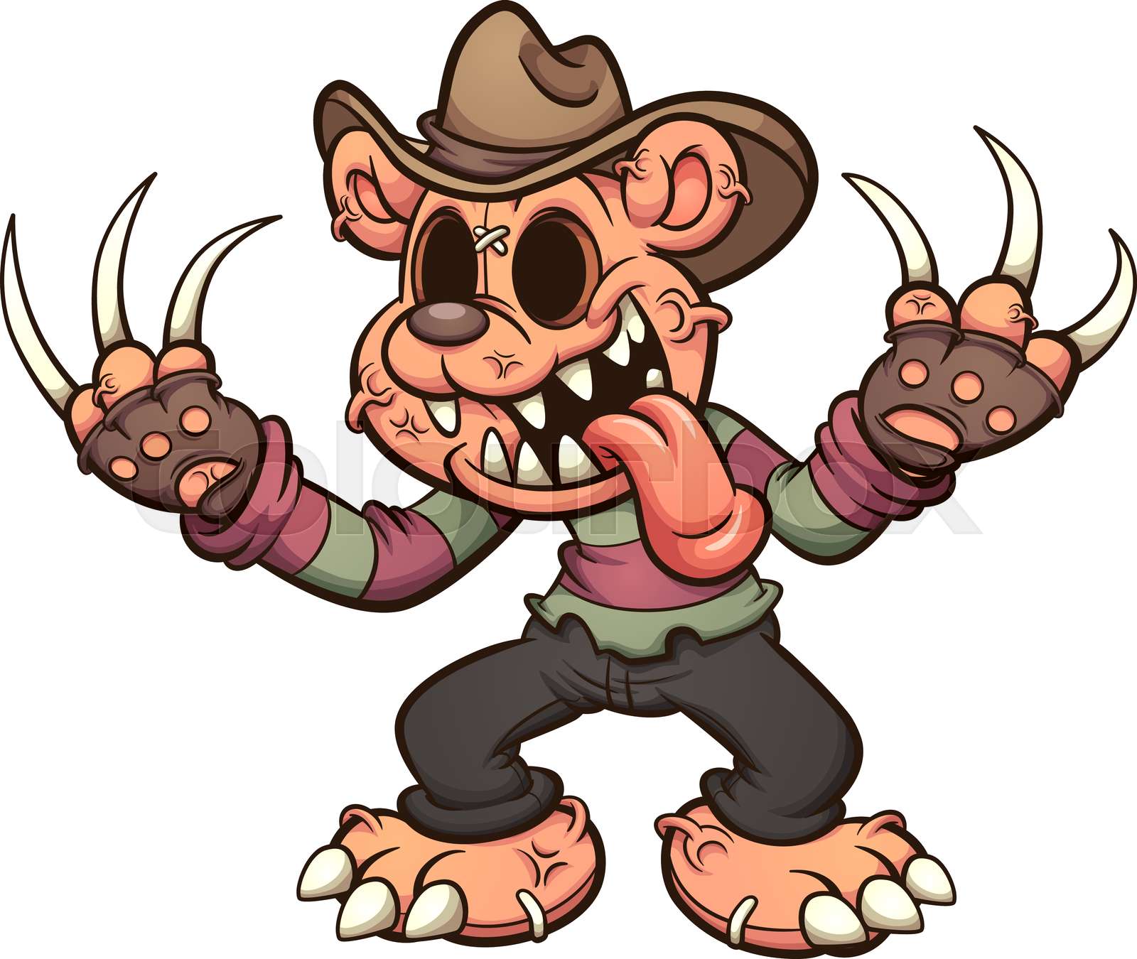 oso, osito, garra | Vector de archivo | Colourbox