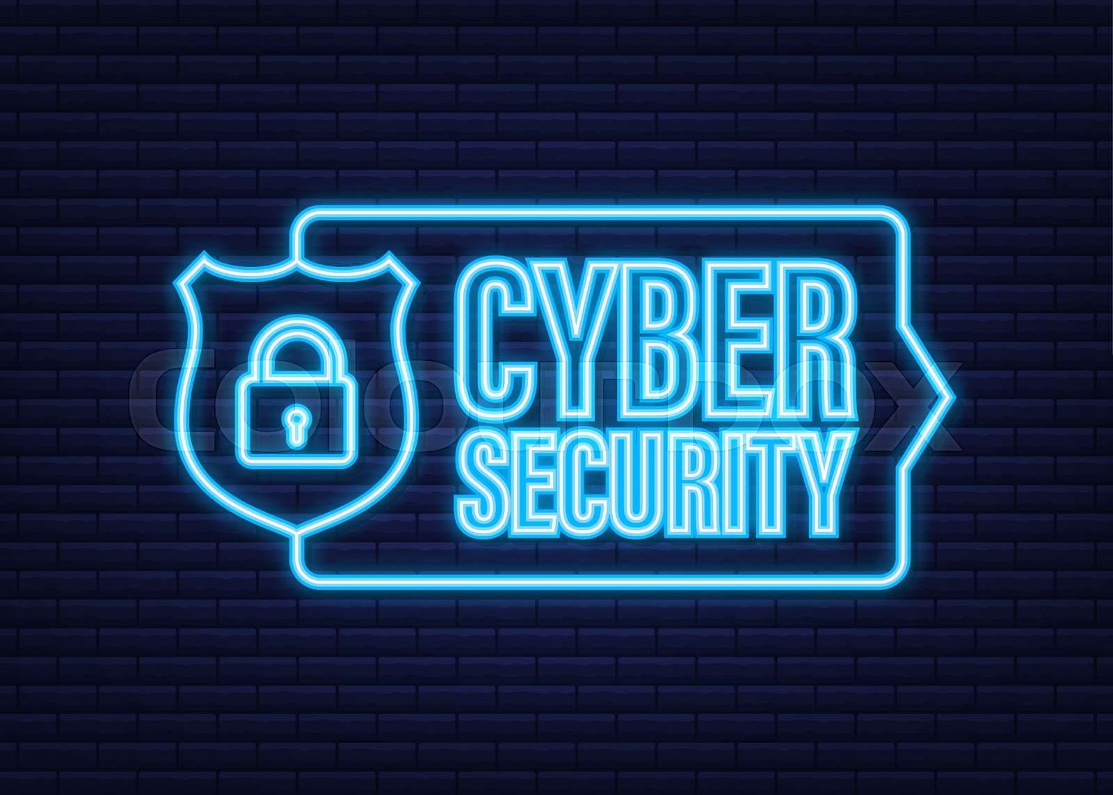 Cyber security vector logo with shield and check mark. Security shield ...