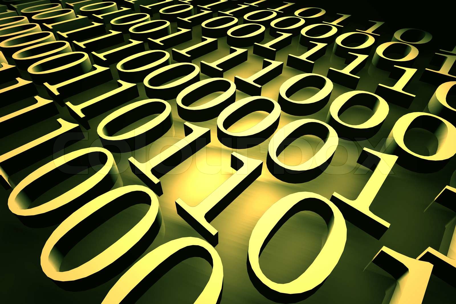 Binary code | Stock image | Colourbox