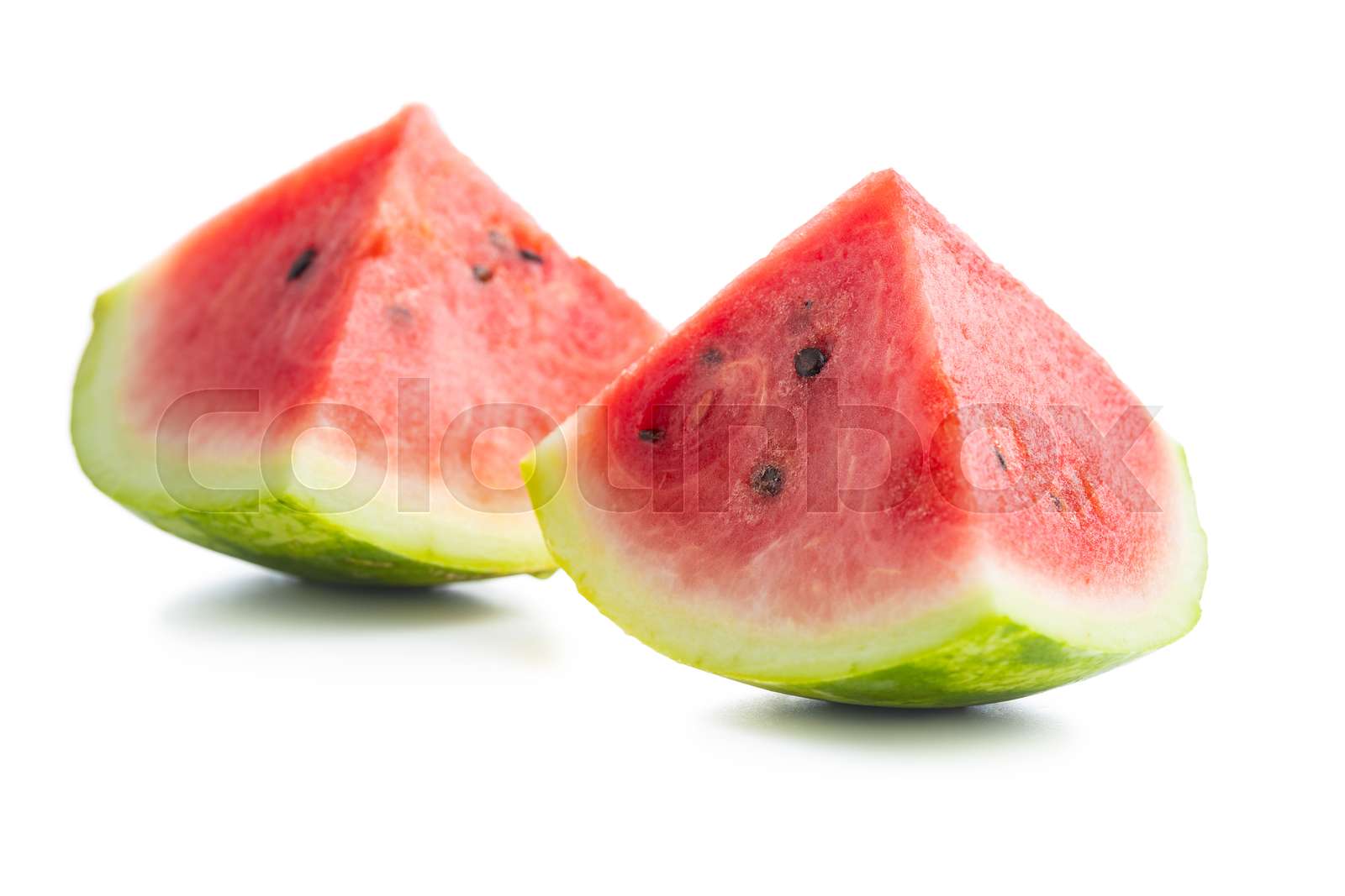 Red sliced watermelon. Pieces of red melon. | Stock image | Colourbox