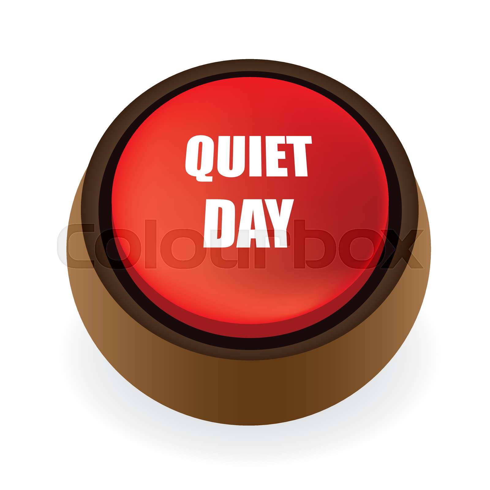 Banner Quiet Day | Stock vector | Colourbox