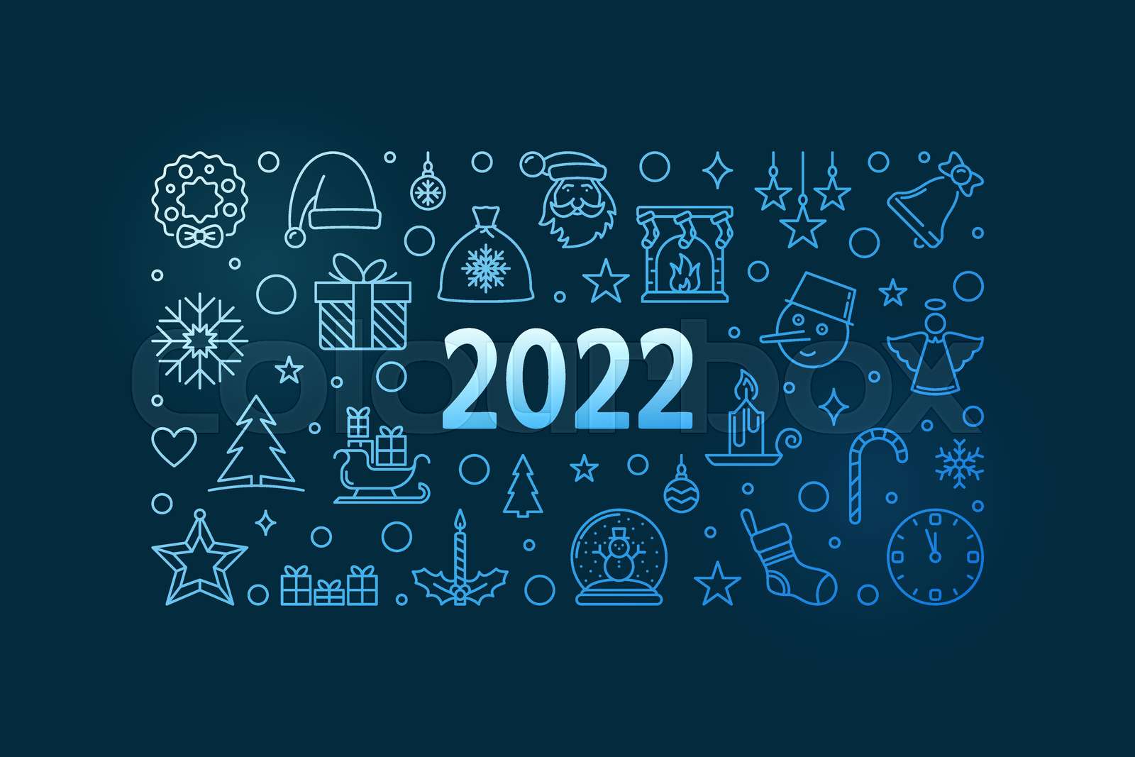 jul, tegn, gave | Stock vektor | Colourbox