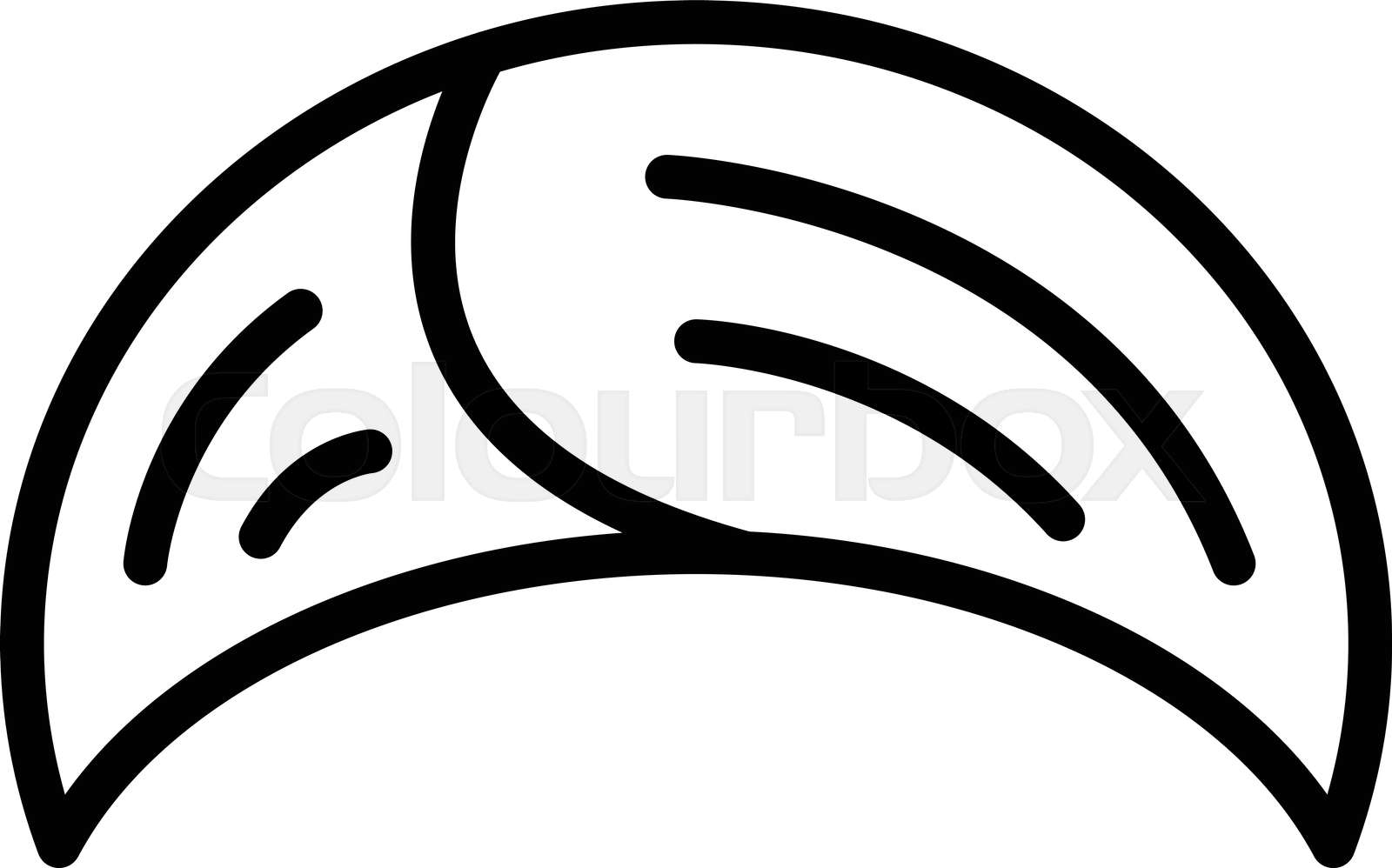 Turban icon outline vector. Indian pagdi | Stock vector | Colourbox