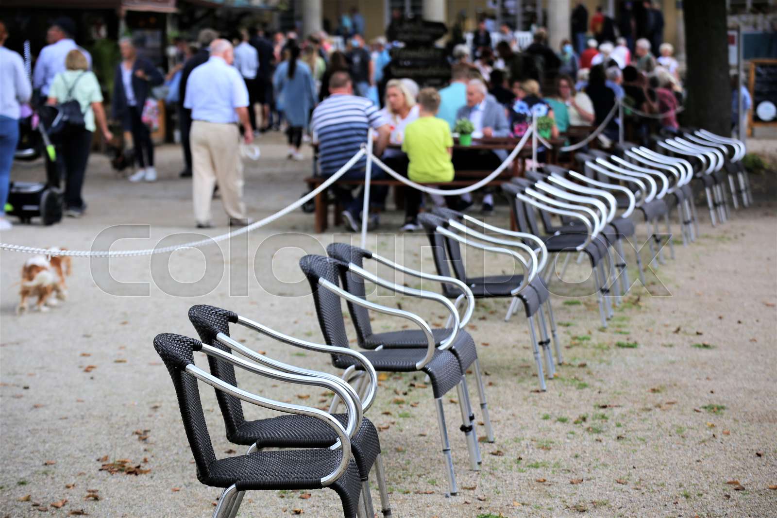 rows of chairs in a row | Stock image | Colourbox