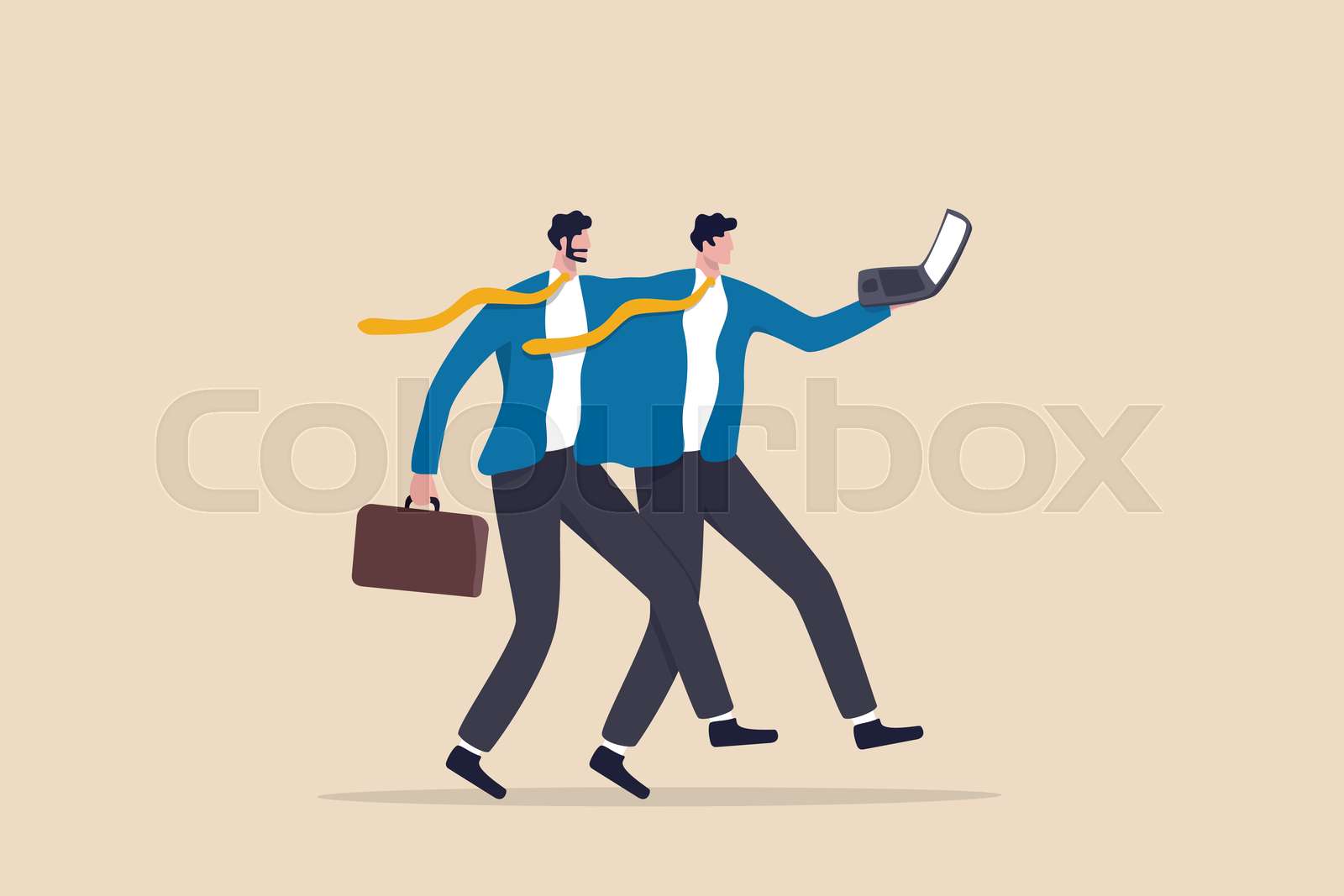 Job sharing in flexible work, 2 or more employees share work ...