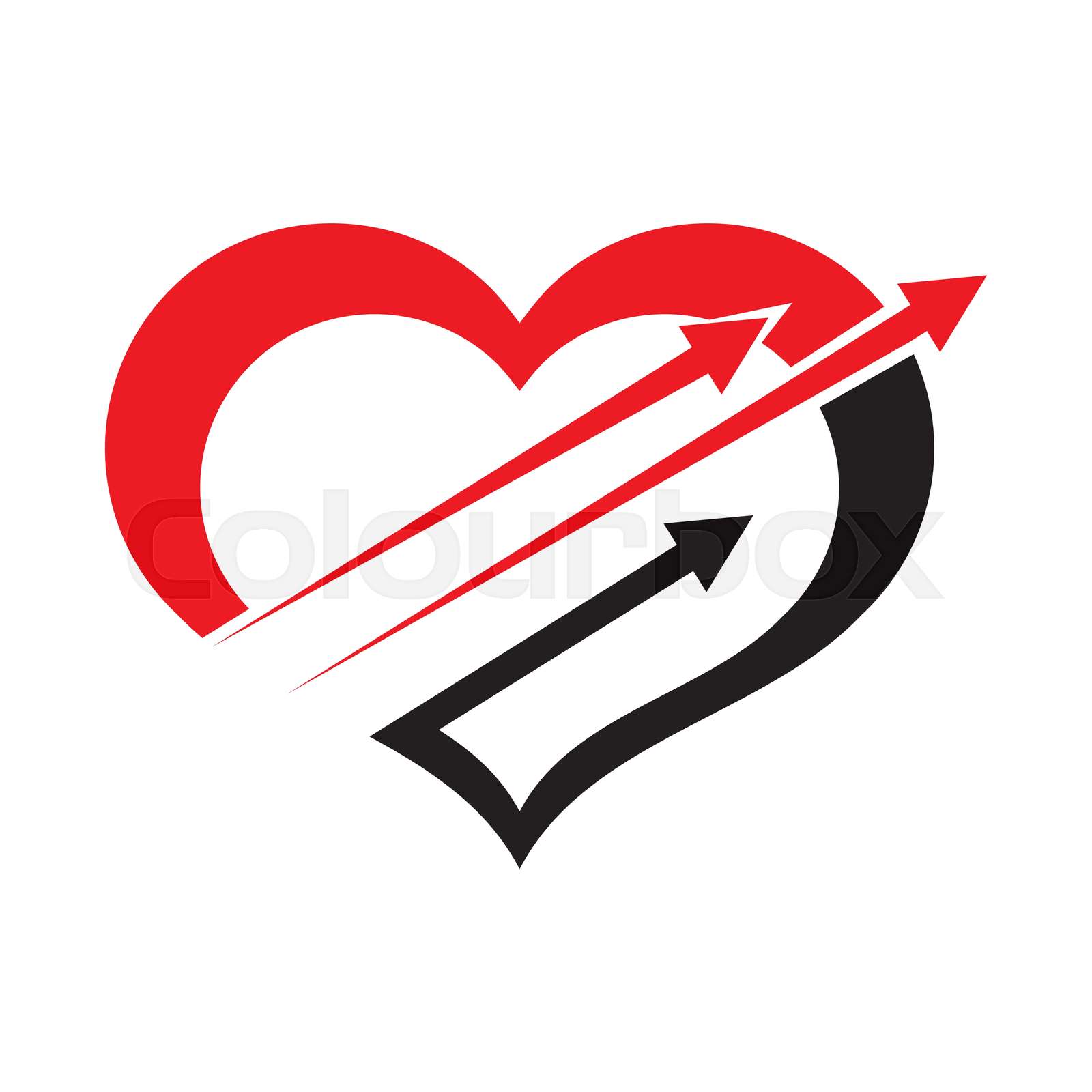 Love logo vector | Stock vector | Colourbox