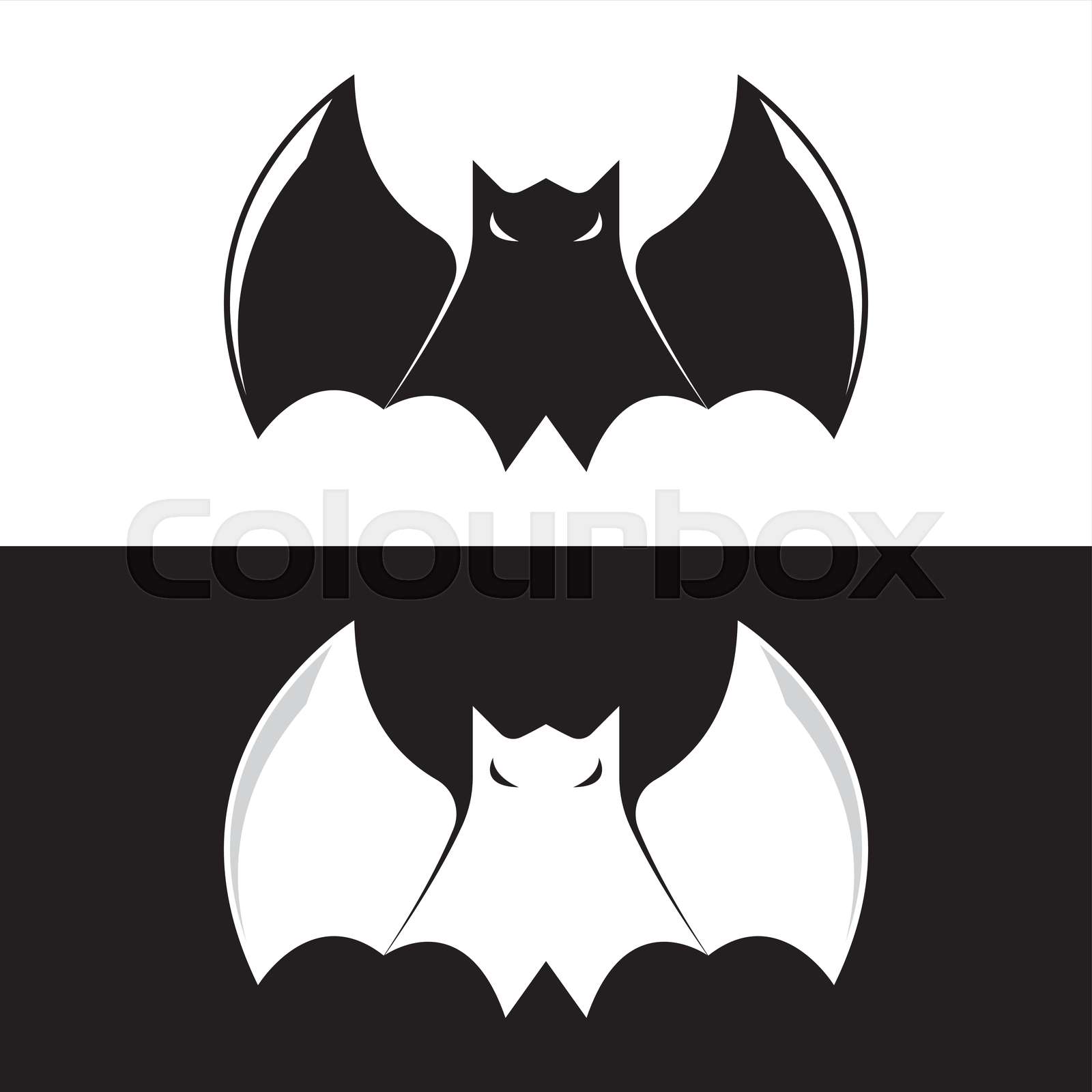 Bat logo template | Stock vector | Colourbox