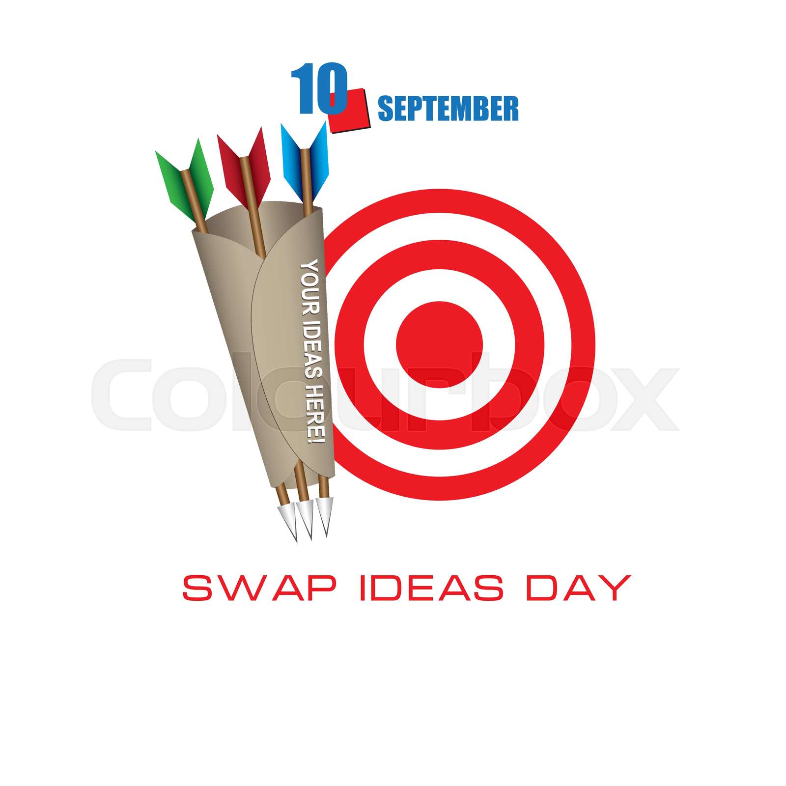 Happy Swap Ideas Day Stock Vector Colourbox