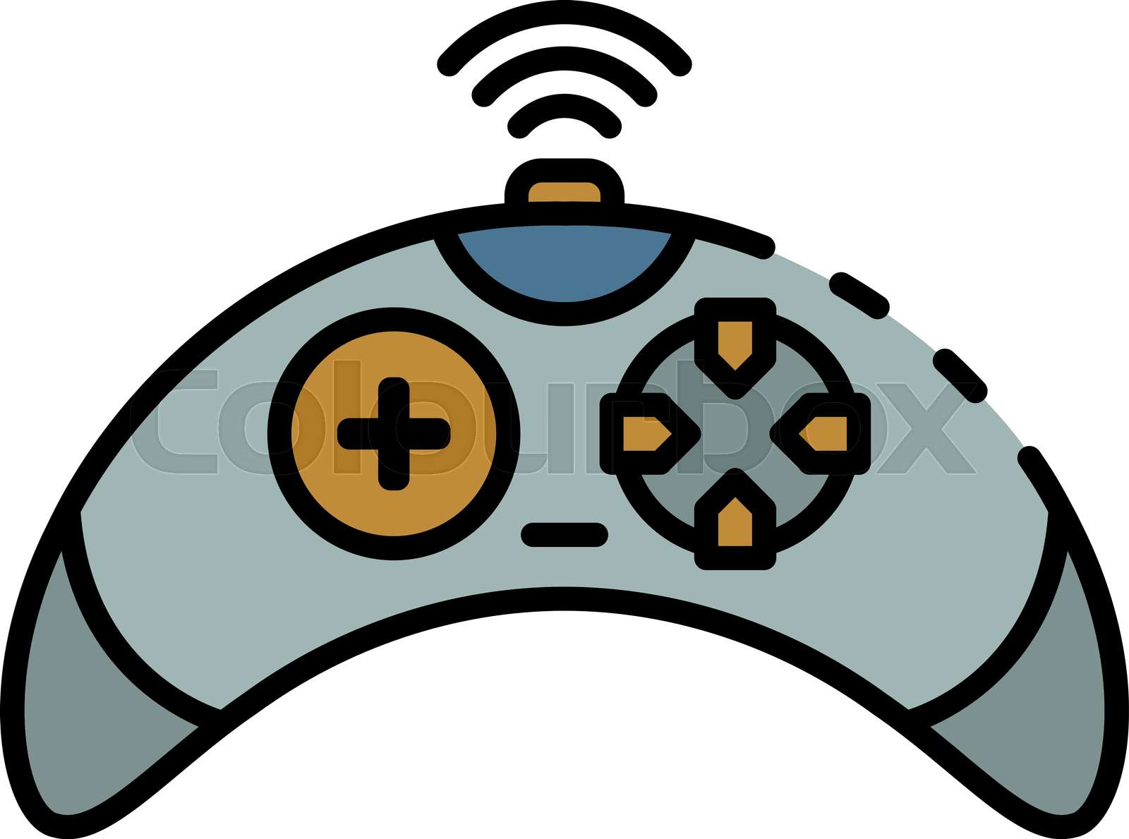 Video Game Controller Drawing