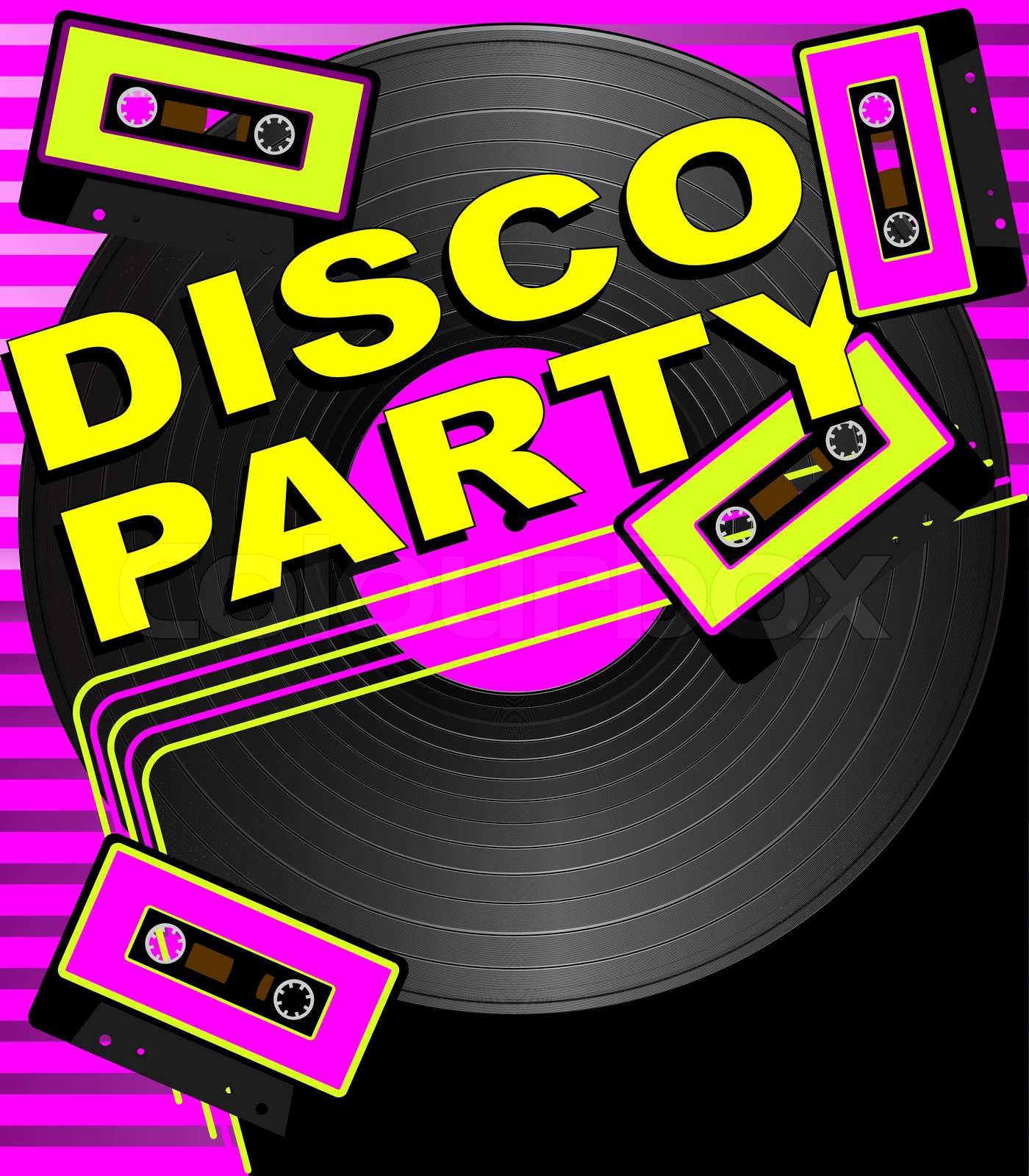 Retro Party Background | Stock vector | Colourbox