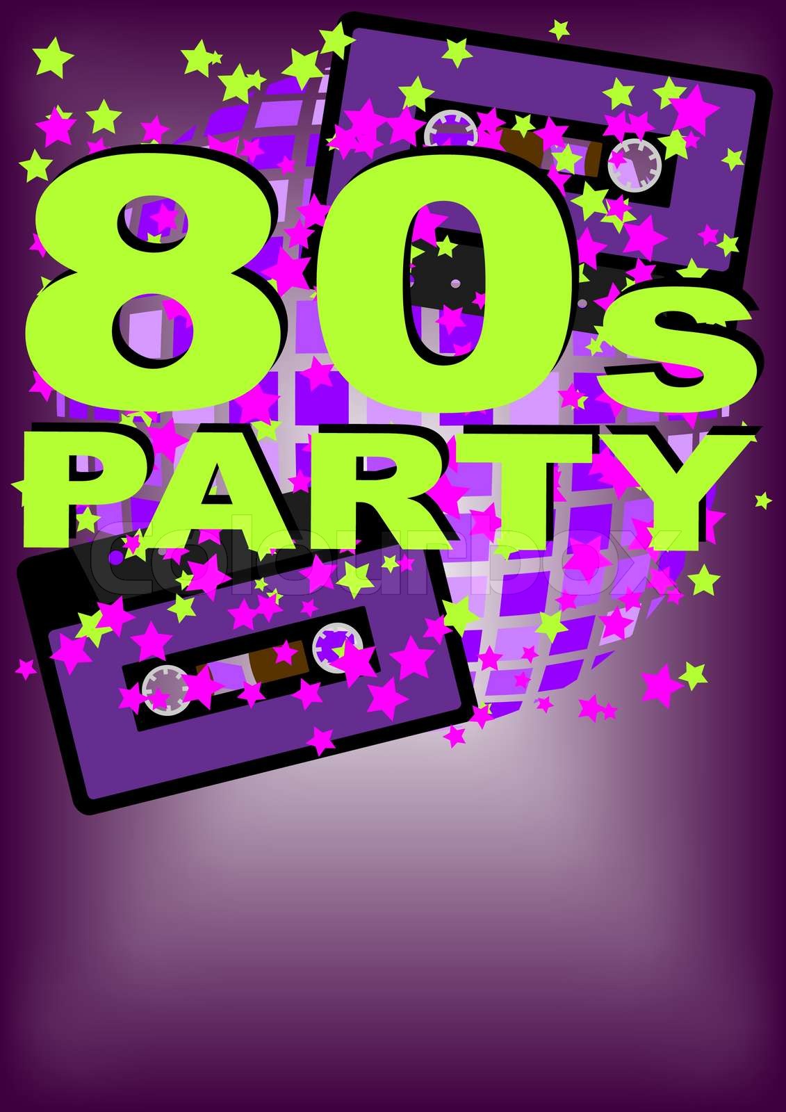 Retro Party Background | Stock-Vektor | Colourbox