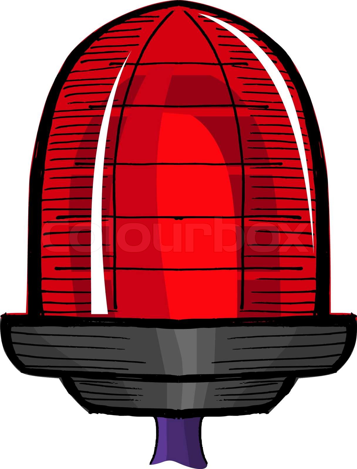 signal lamp | Stock vector | Colourbox