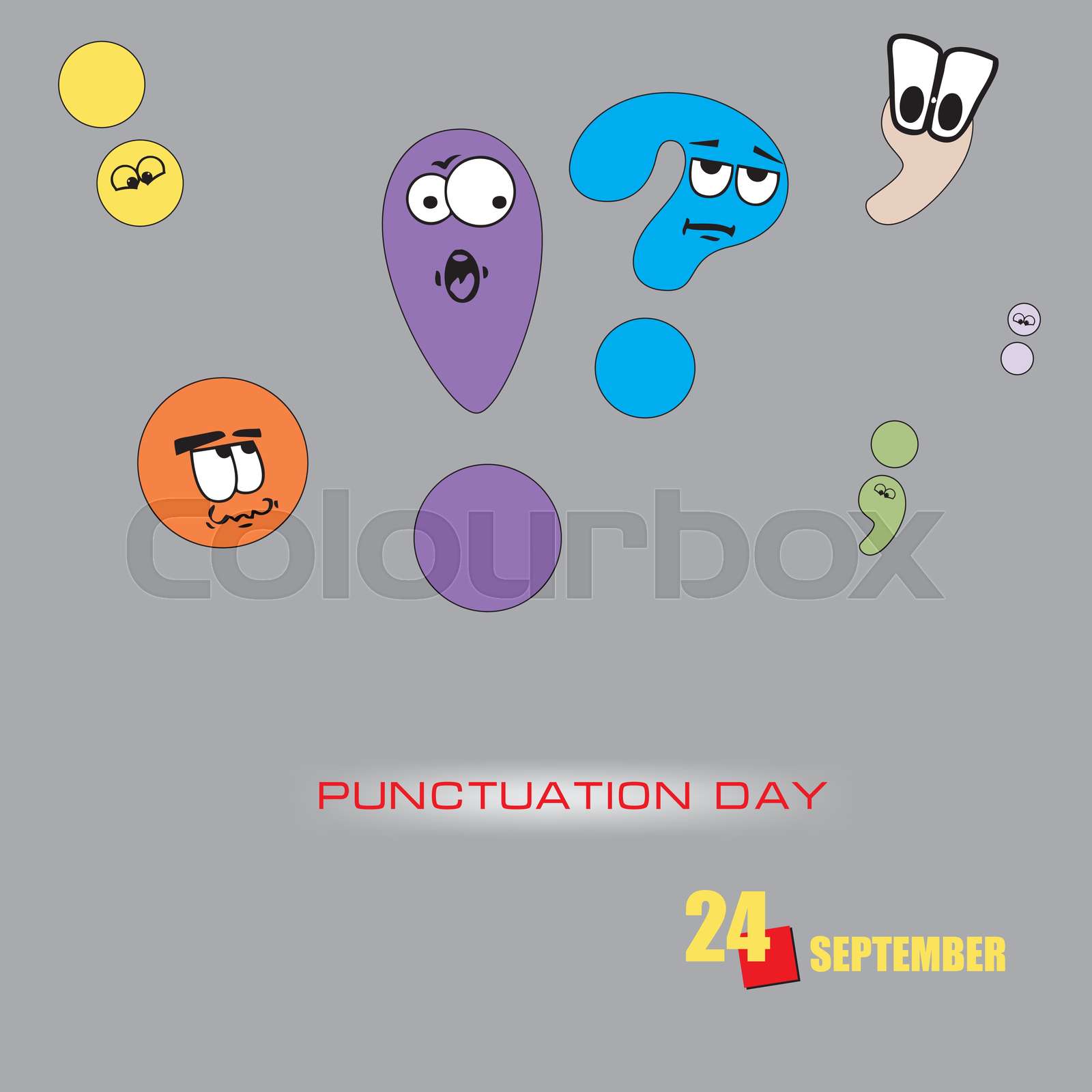 Happy Punctuation Day | Stock vector | Colourbox