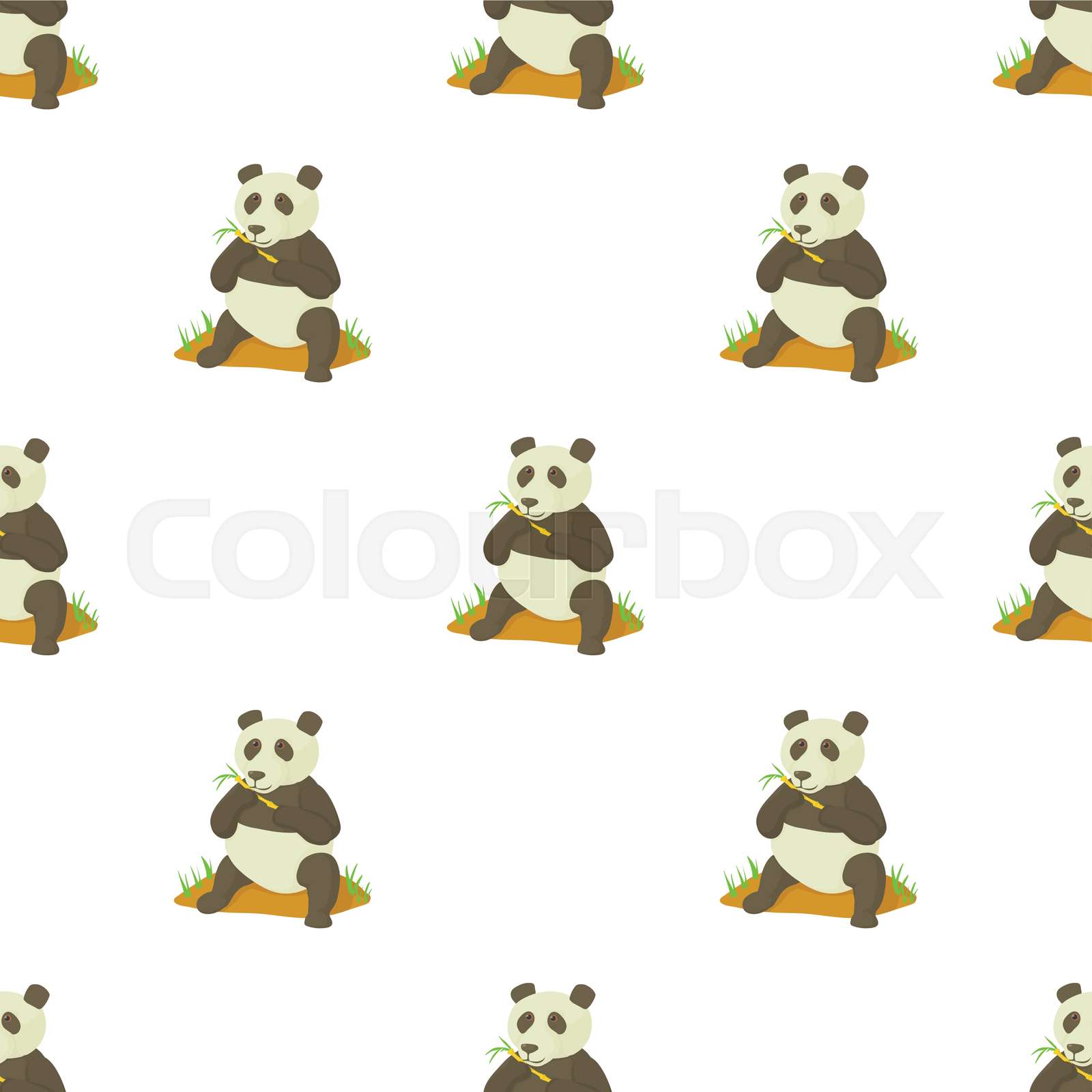 Panda pattern seamless vector | Stock vector | Colourbox