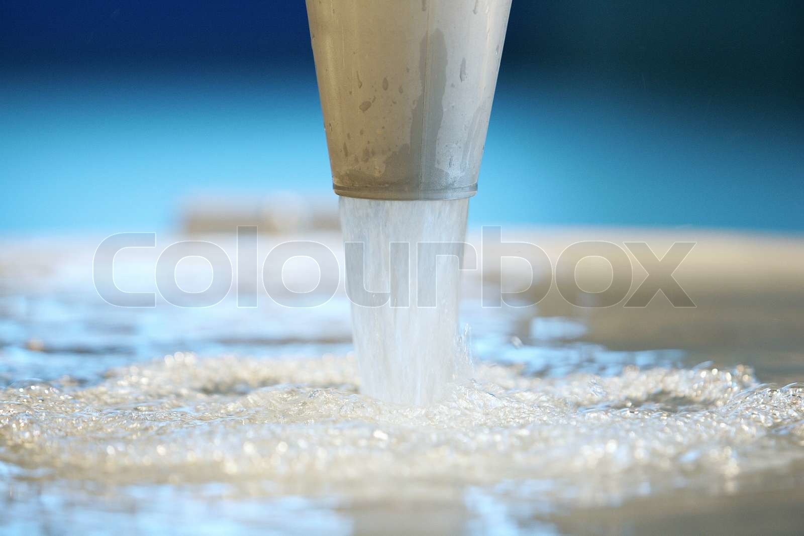 spring water pipe | Stock image | Colourbox