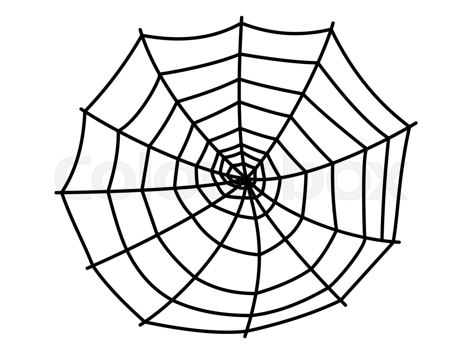 Spider web symbols, realistic spiderweb. Halloween clip art | Stock ...