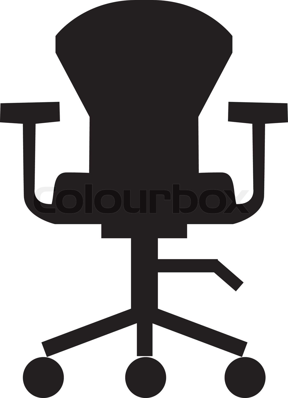 Swivel chair icon,furniture icon,office,room | Stock vector | Colourbox