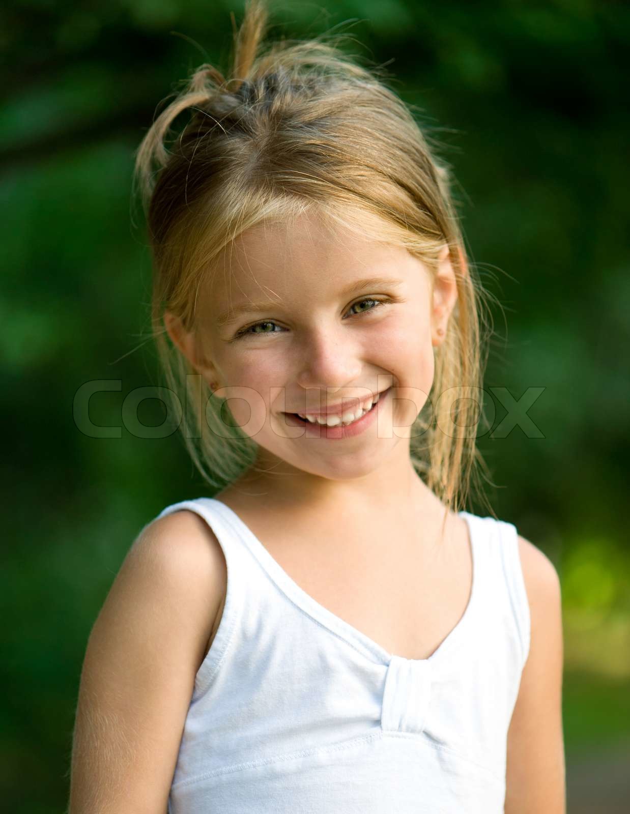 beautiful liitle girl | Stock image | Colourbox