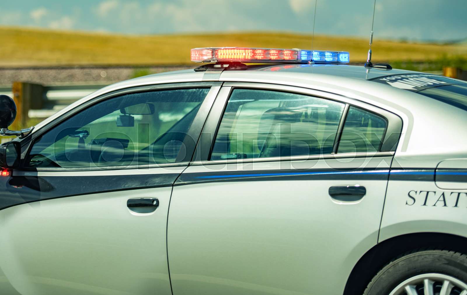 Police State Trooper Car | Stock image | Colourbox