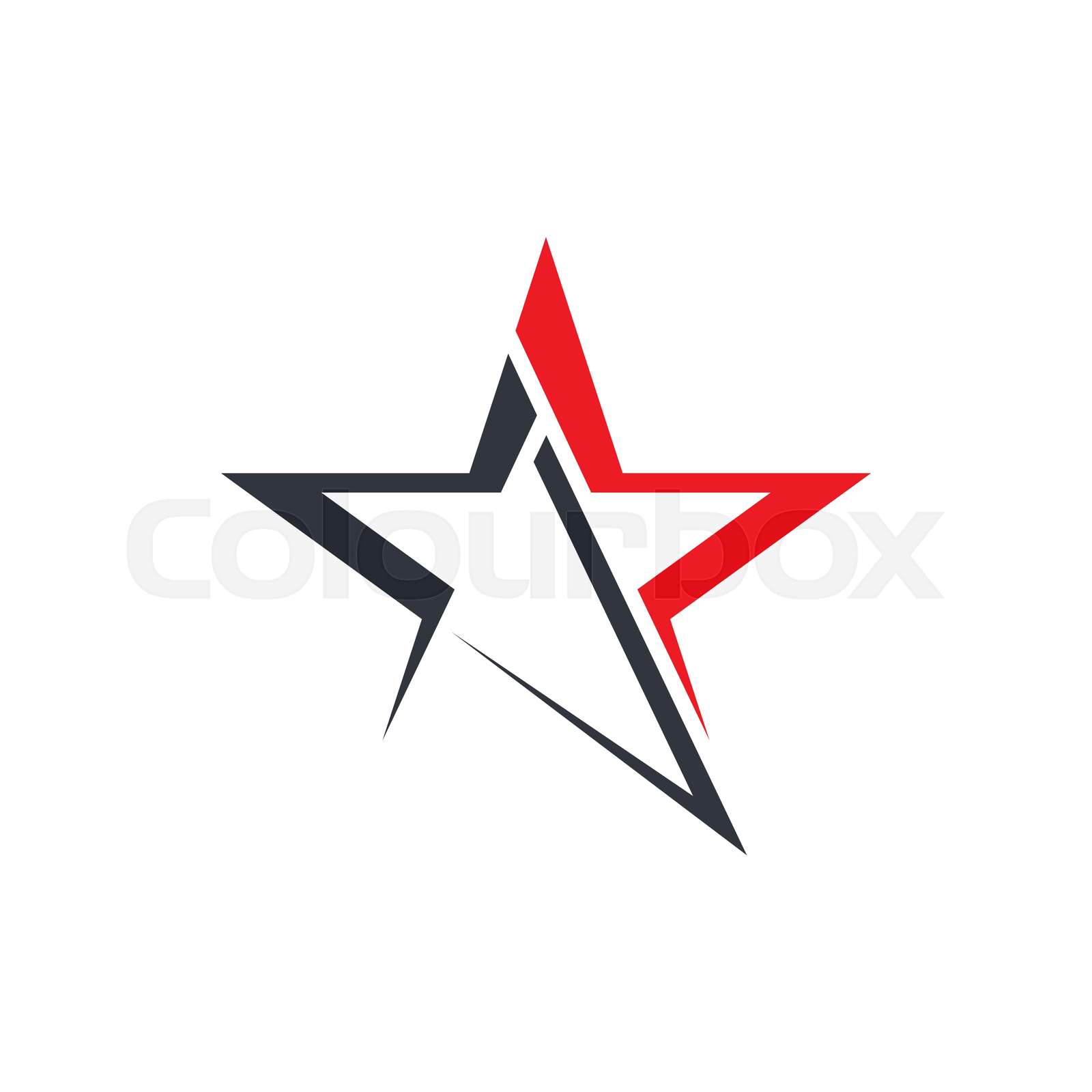 Star logo vector | Stock vector | Colourbox