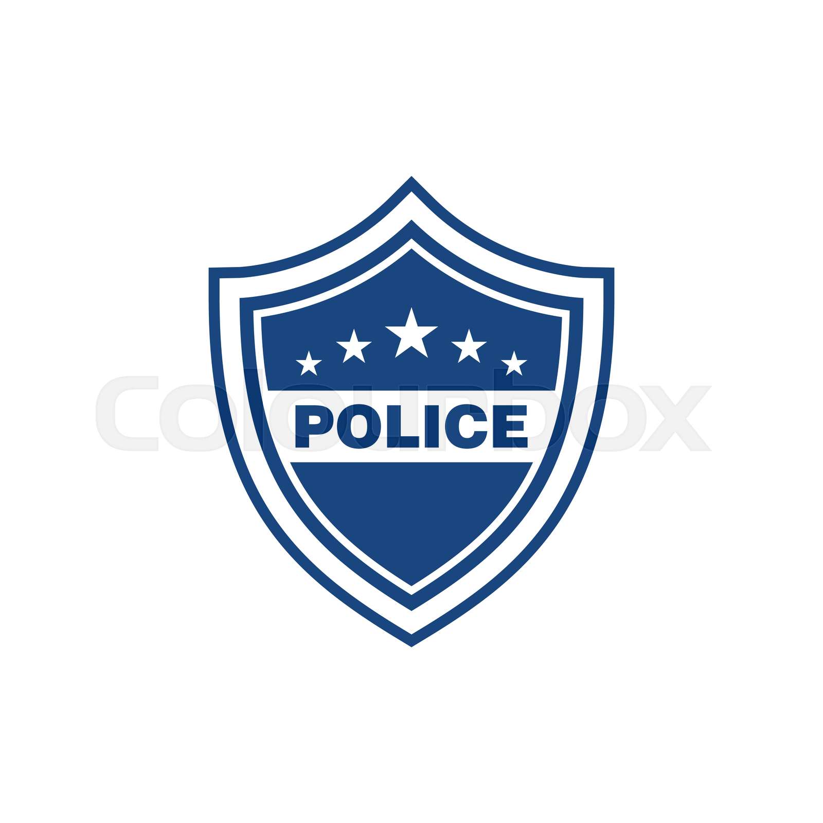 Police Vector icon design illustration | Stock vector | Colourbox