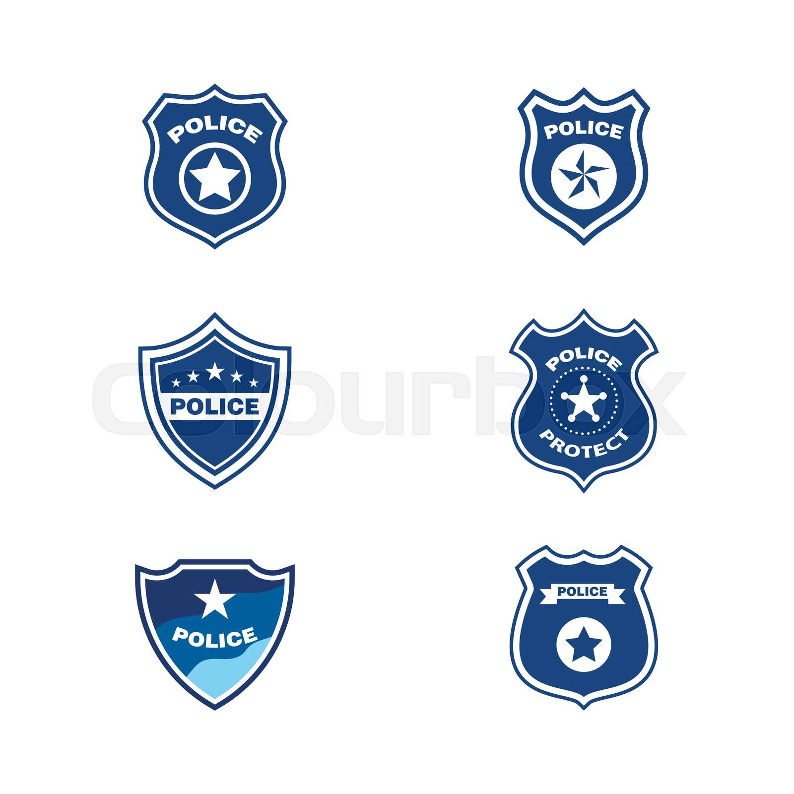 Police Vector icon design illustration | Stock vector | Colourbox
