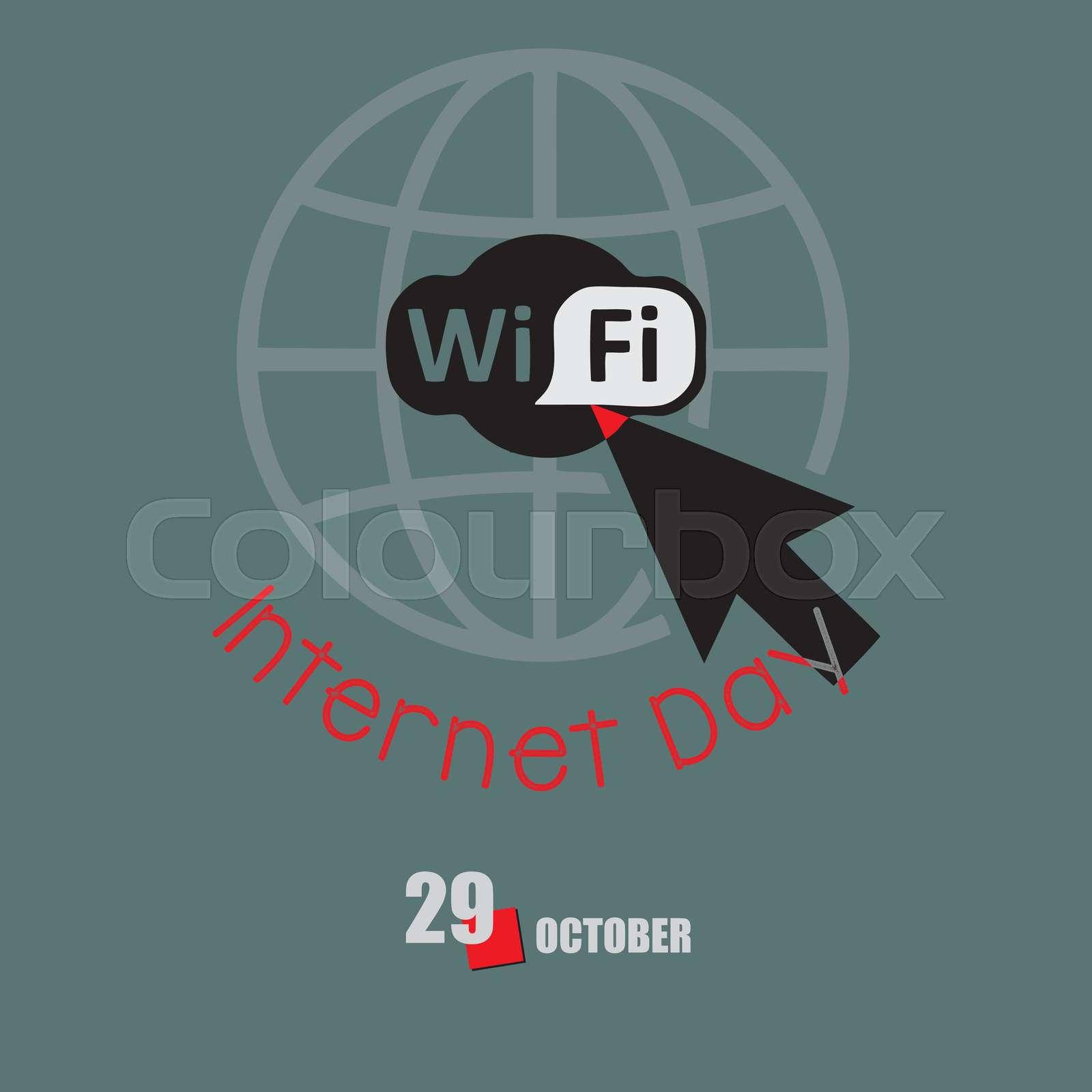 Happy Internet Day | Stock vector | Colourbox