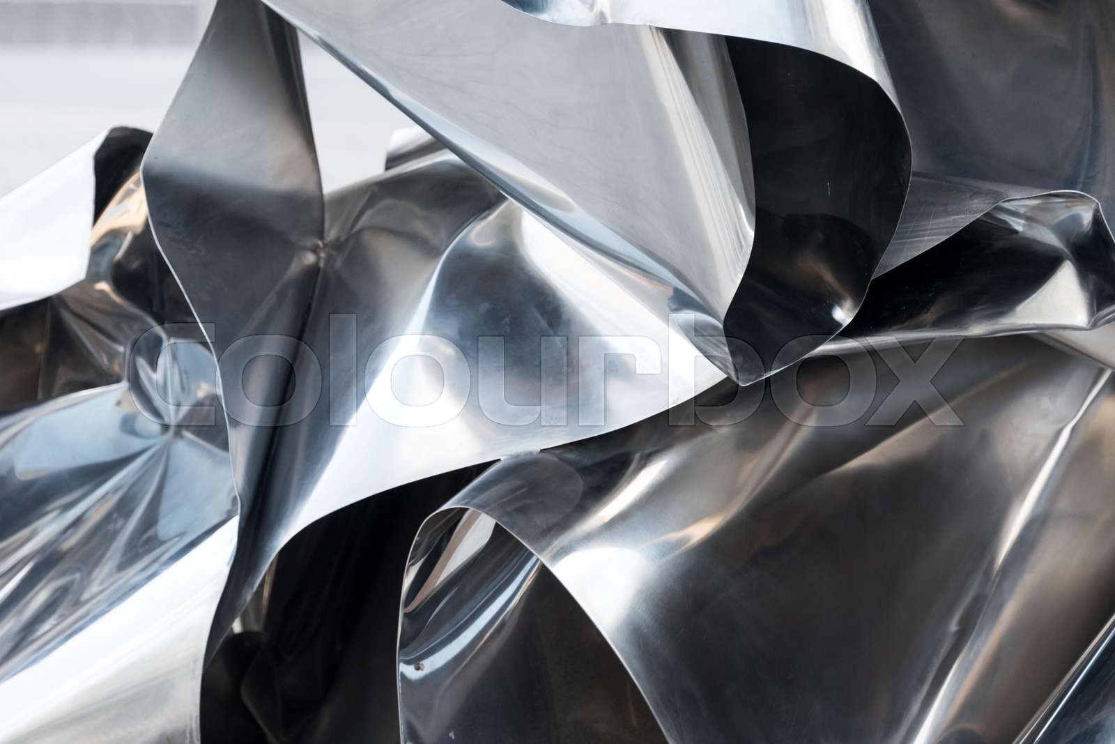 Crumpled and scratched metal texture. Sheet of metal surface, texture ...