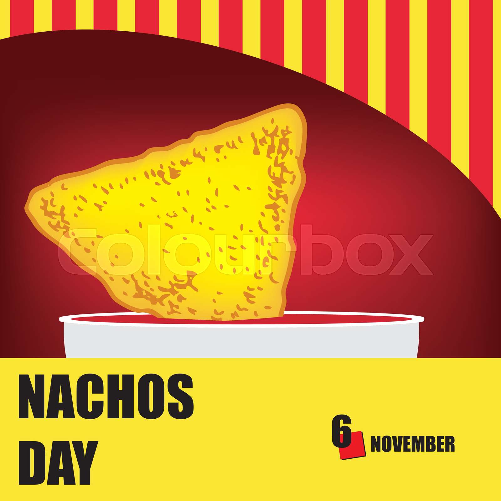 Happy Nachos Day | Stock vector | Colourbox