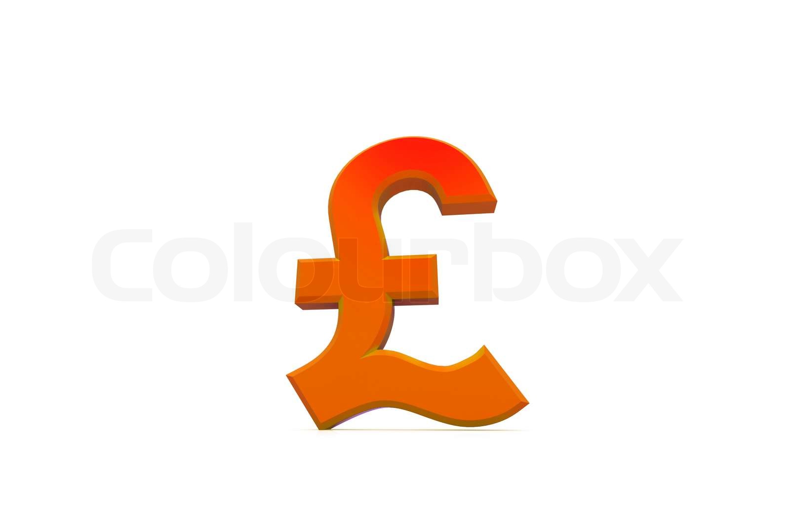 Pound sign | Stock image | Colourbox