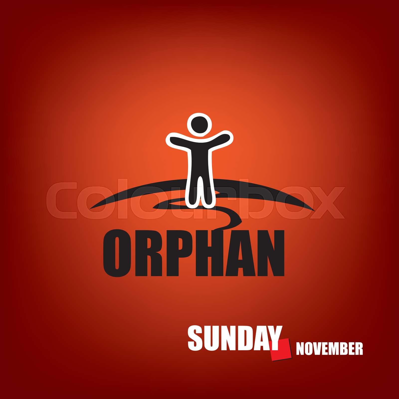 Banner Orphan Sunday | Stock vector | Colourbox