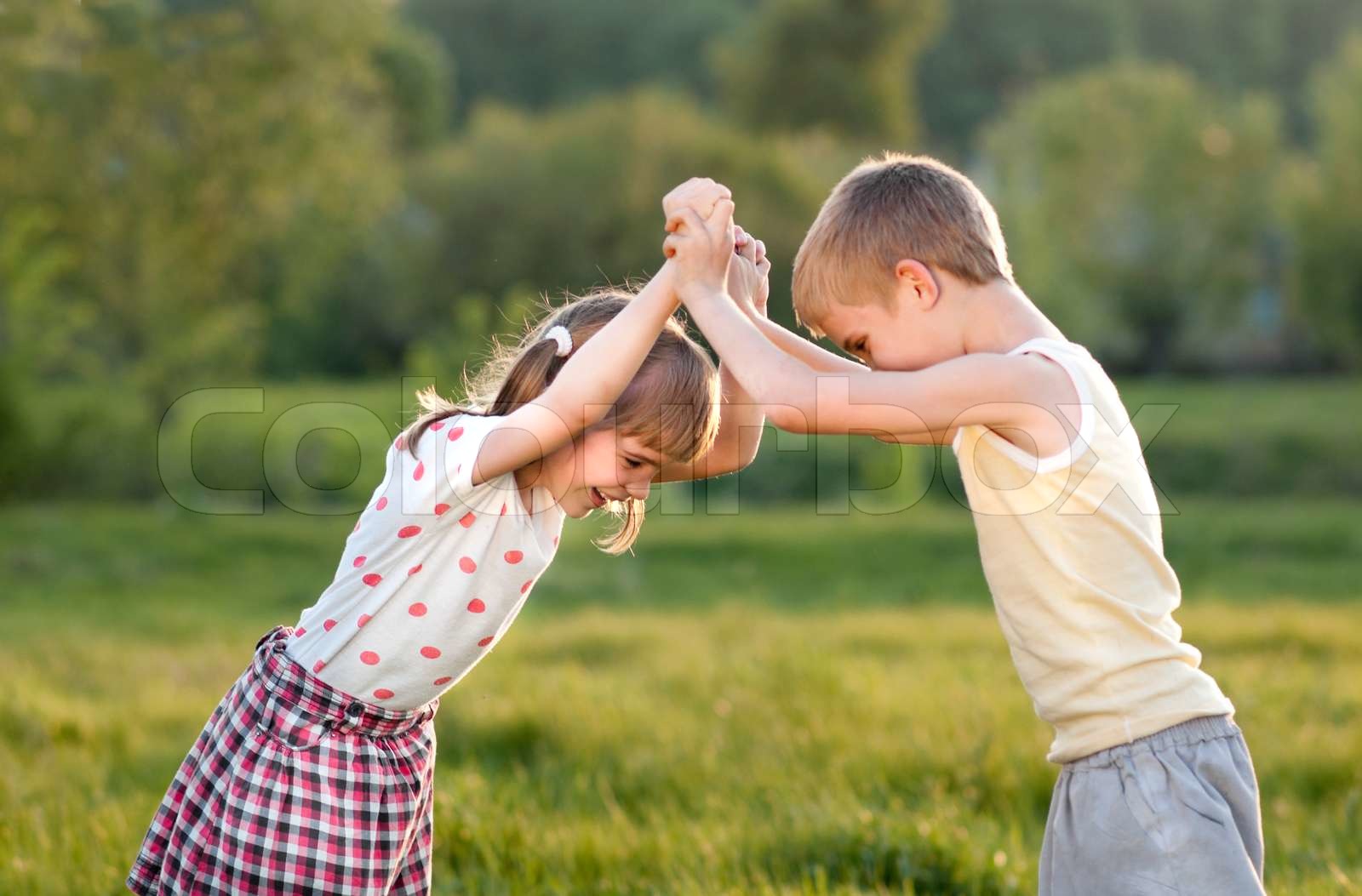 Children fight | Stock image | Colourbox
