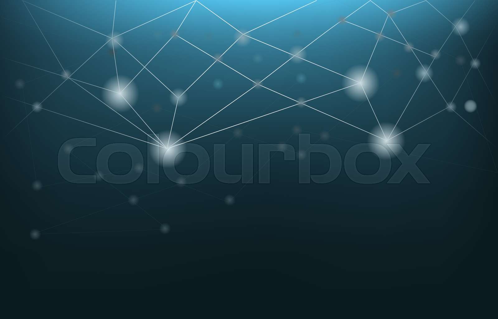 Dark Digital Network Connection Technology Abstract Vector Background | Stock vector | Colourbox