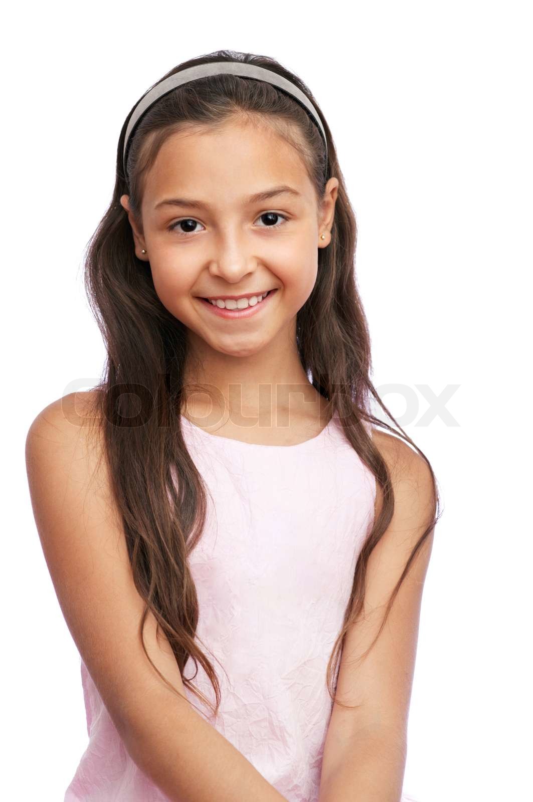 Pretty little girl | Stock image | Colourbox