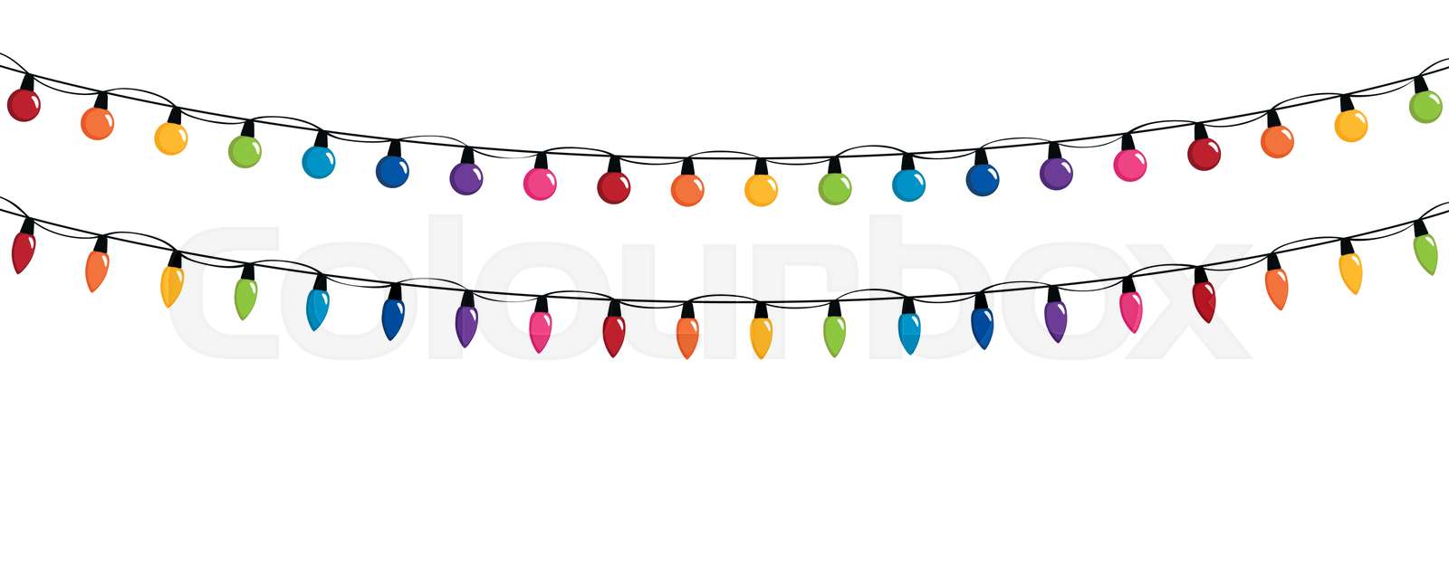 party, hanging, string | Stock vector | Colourbox