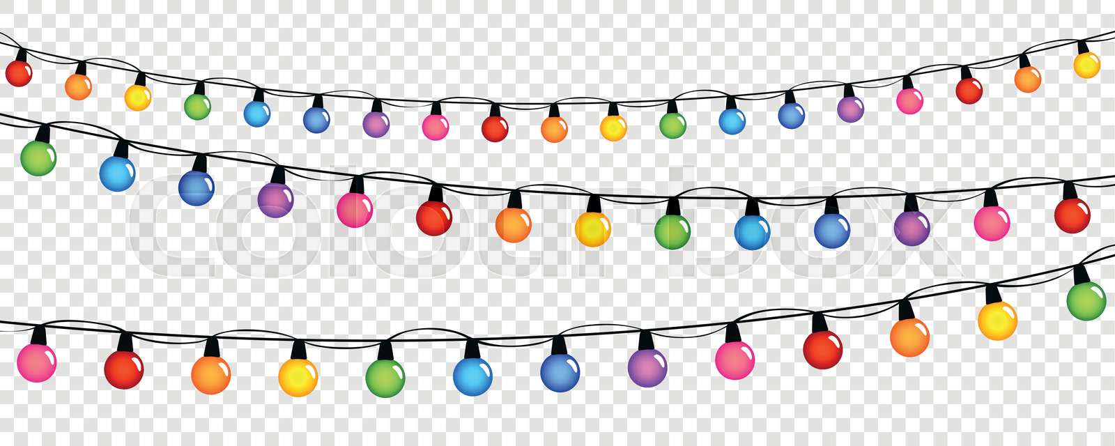 party, hanging, string | Stock vector | Colourbox