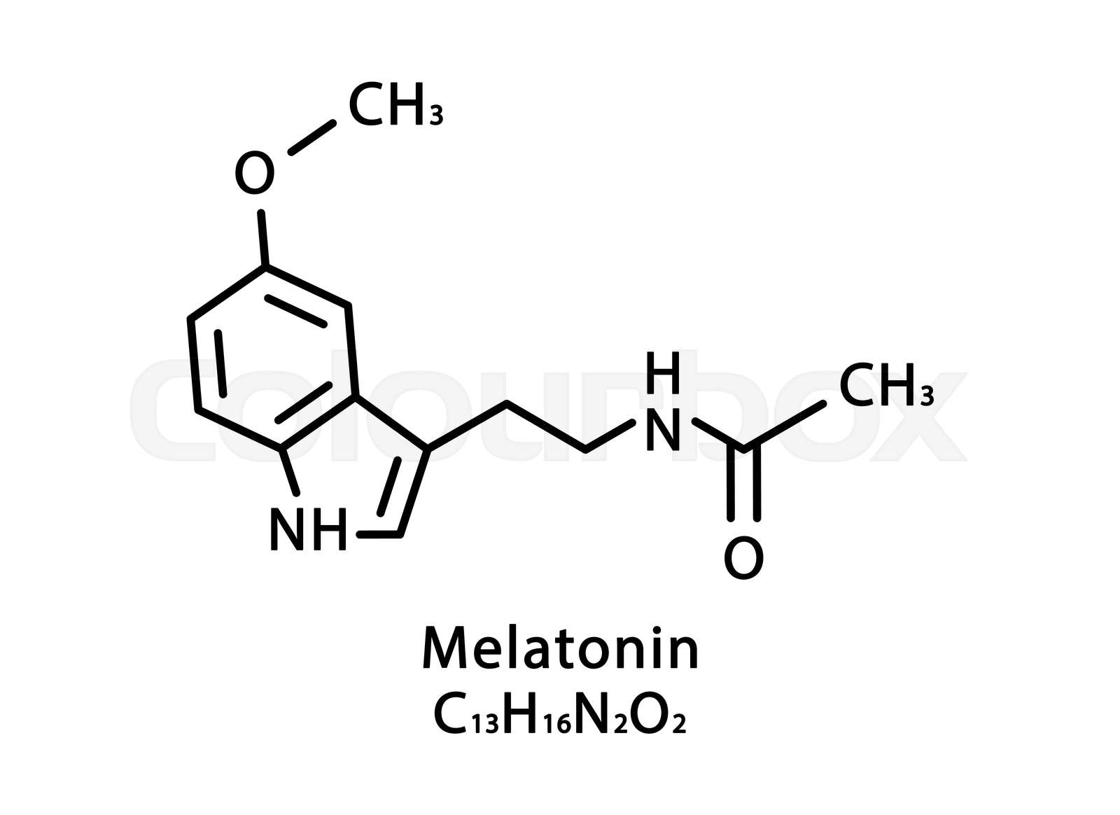 Melatonin Structure