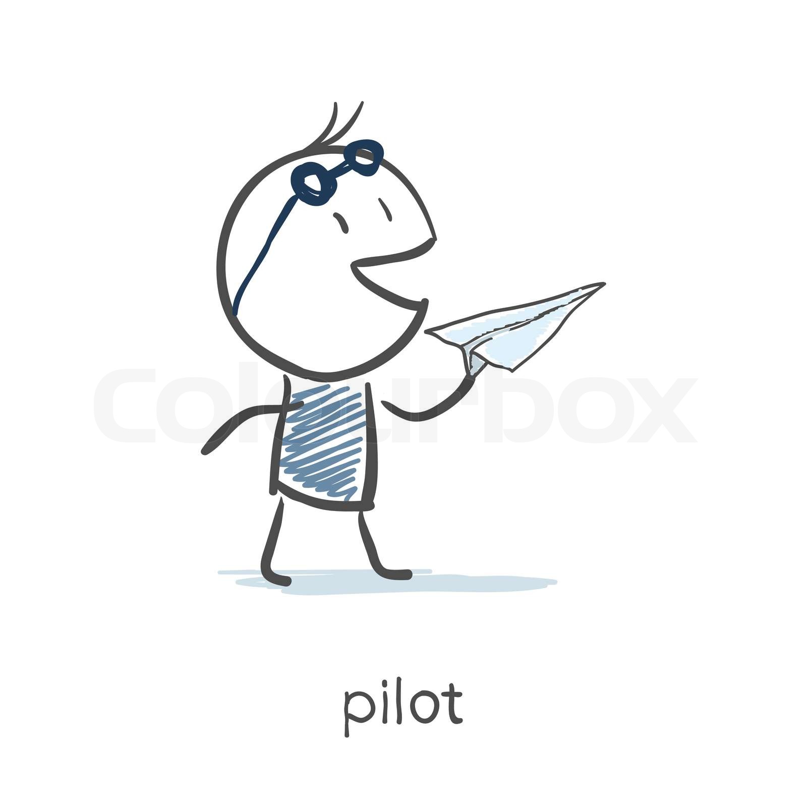 Pilot | Stock vector | Colourbox