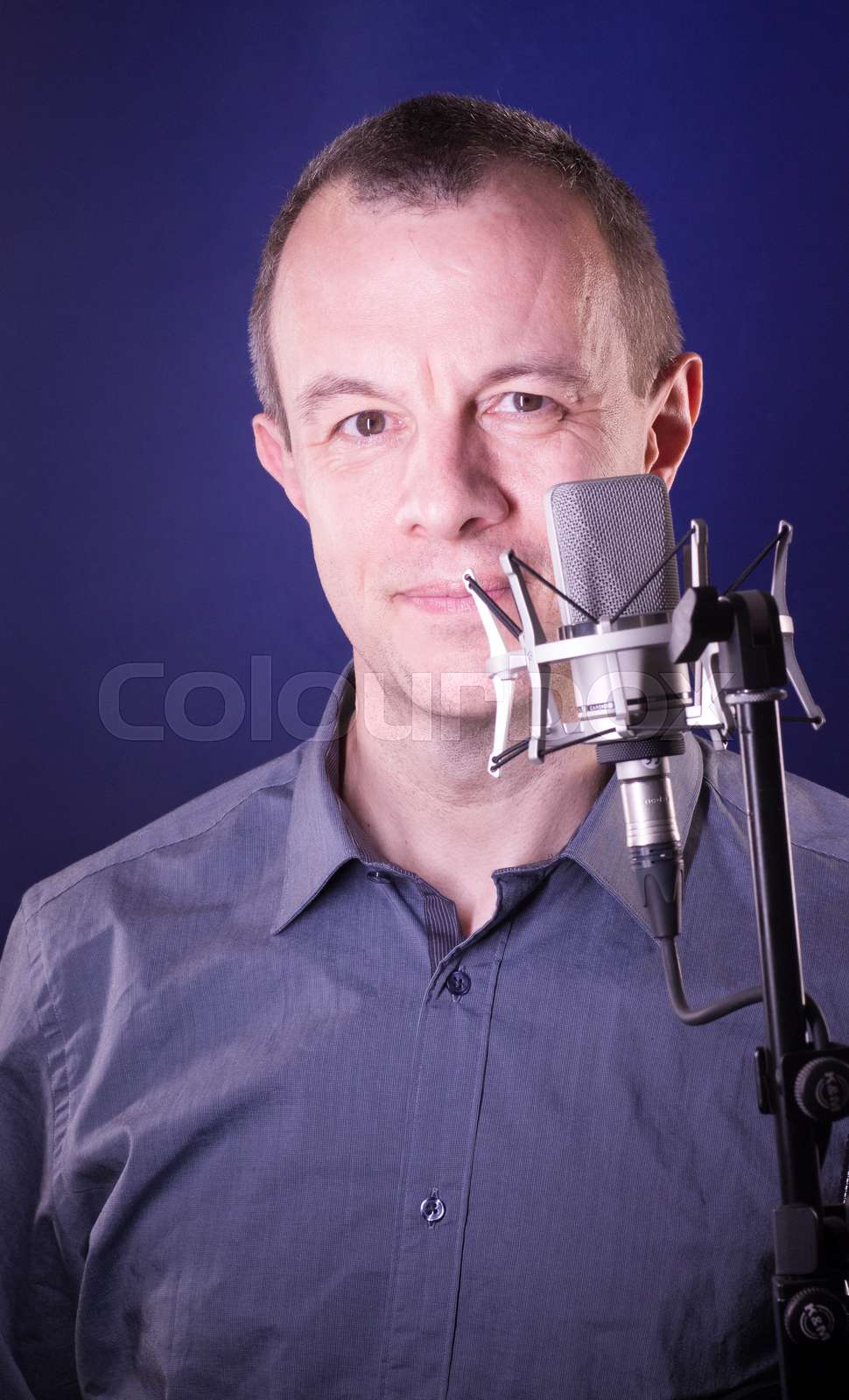 Voiceover artist voice actor studio | Stock image | Colourbox