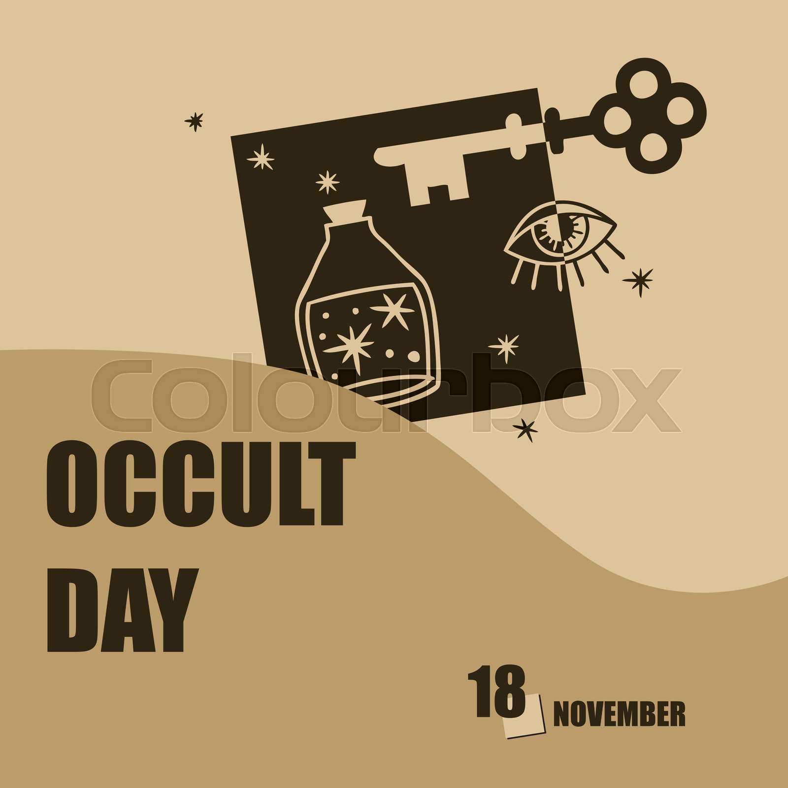 Banner Occult Day | Stock vector | Colourbox
