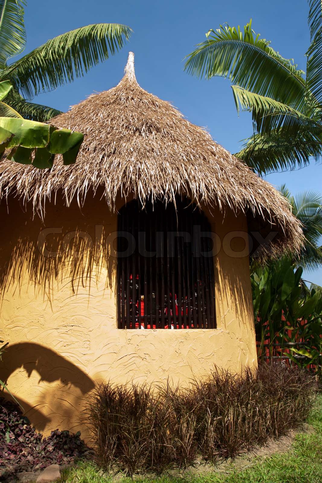 Kenya Masai hut | Stock image | Colourbox
